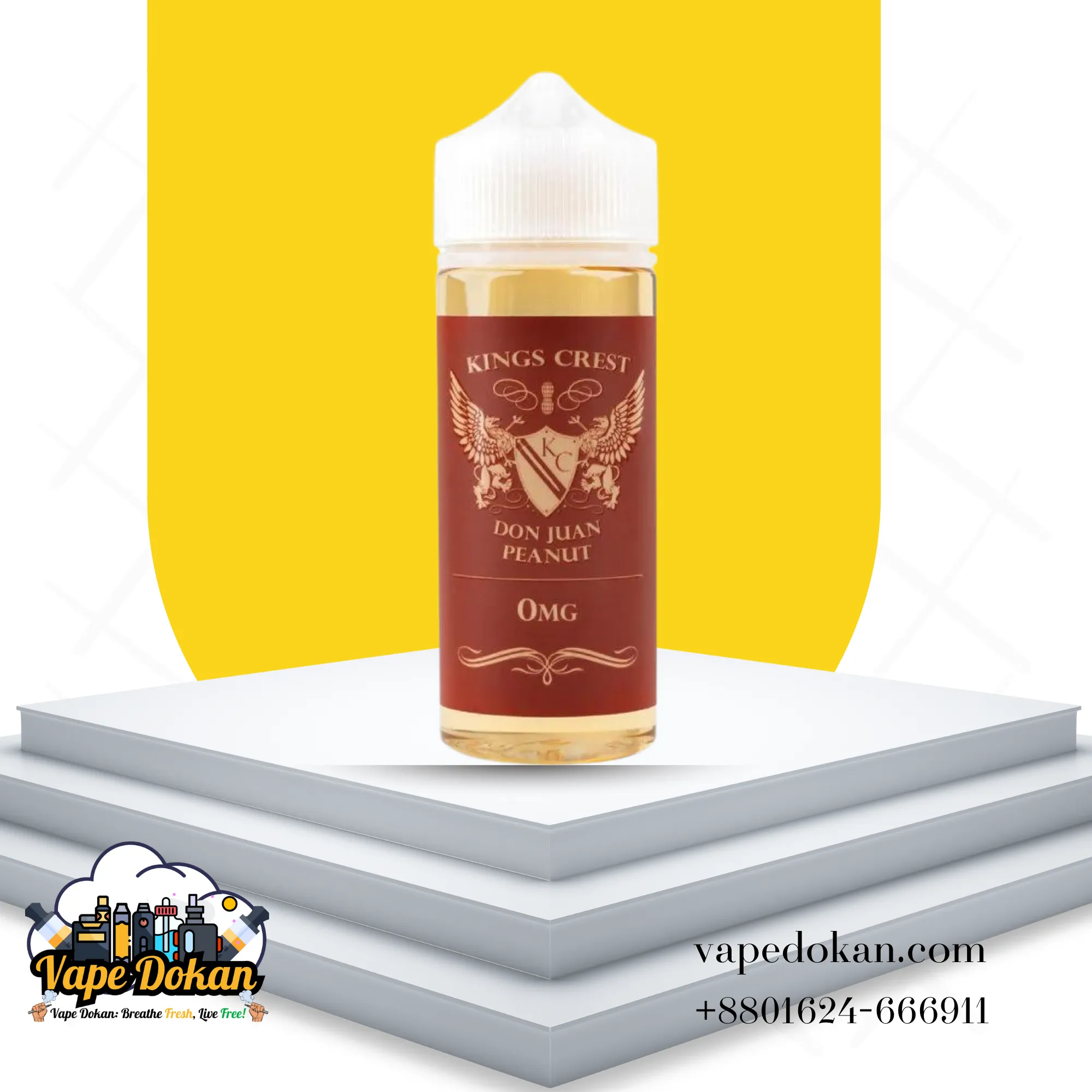 Kings Crest don juan peanut - Vape Dokan