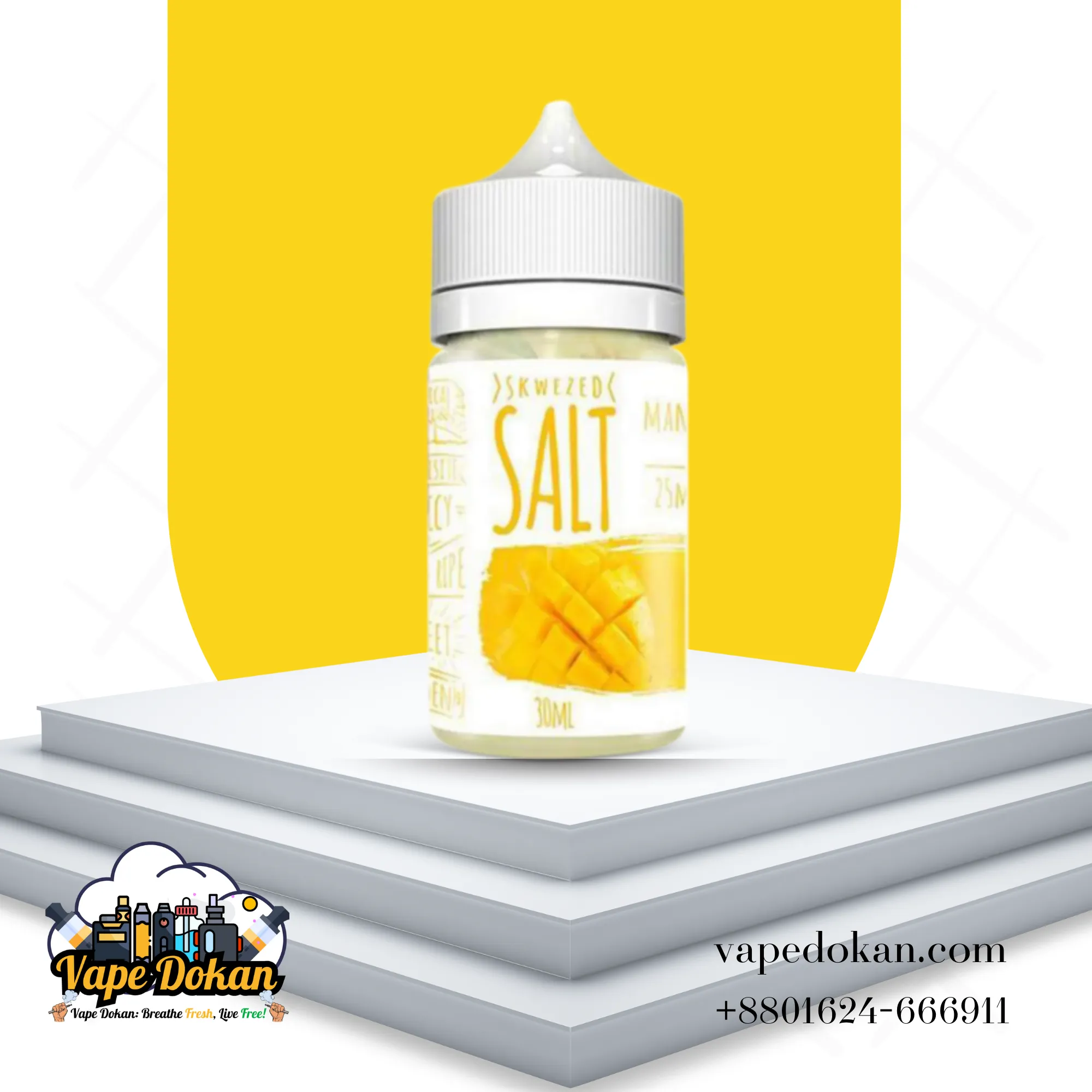 Skwezed Mango salt - Vape Dokan